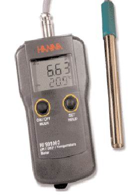 Hanna Hi 991001 Digital Portable Ph Meter
